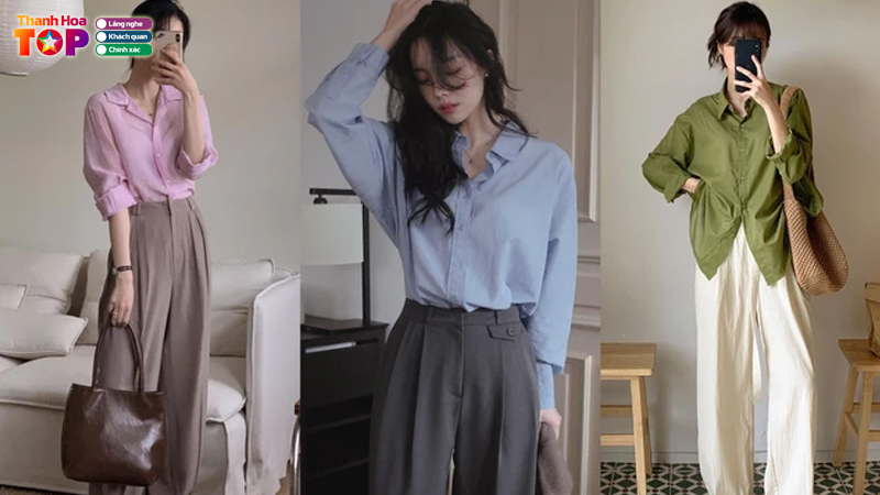 Top 11 shop bán áo sơ mi nữ đẹp Thanh Hóa được săn đón nhất